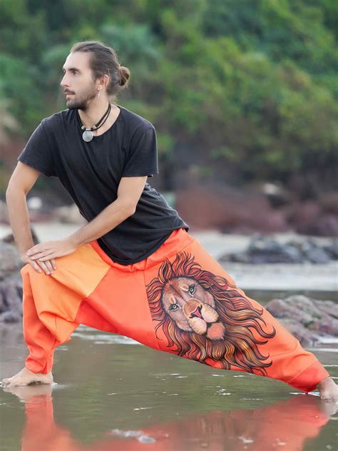 Mens Hippy Boho Harem Pants For Dance Travel And Yoga Enimane