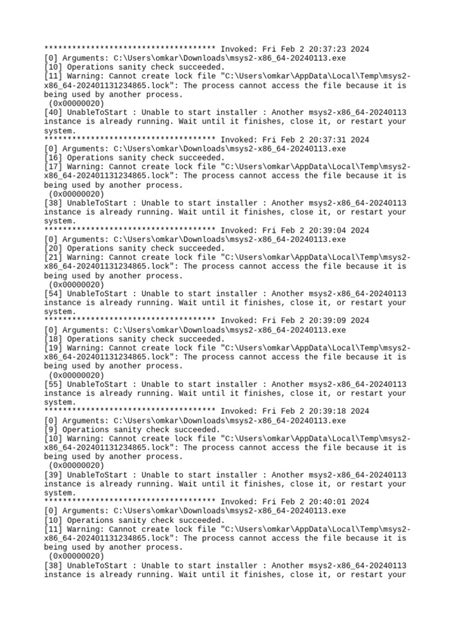 Installation Log Pdf Operating System Technology Information