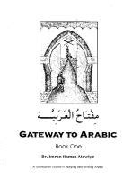 Gateway To Arabic Book One Extension By Dr Imran Hamza Alawiye