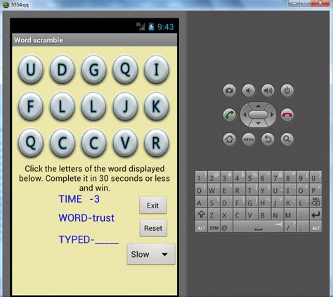Word Scramble Game Application In Android Sourcecodester