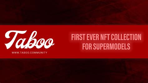 TABOO Set To Launch First Ever NFT Collectibles For Supermodels