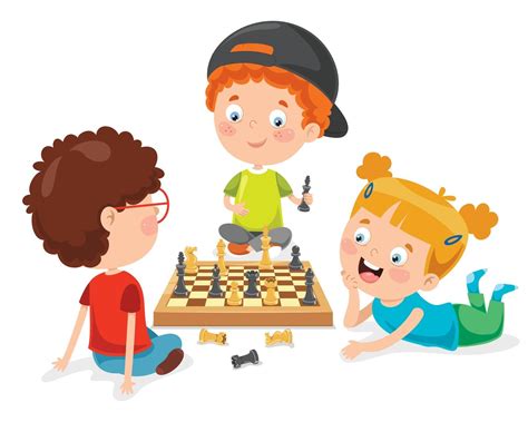 Personaje De Dibujos Animados Jugando Al Ajedrez 2538920 Vector En Vecteezy