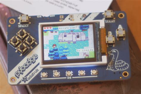 creating a video game wedding invite with adafruit edgebadge and