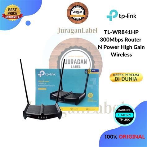 Jual Tp Link Tl Wr Hp Router N Power High Gain Wireless Tplink Mbps Shopee Indonesia