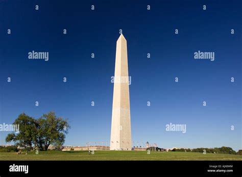 Washington Dc Usa The Washington Monument On The National Mall Stock