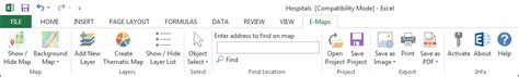 Starting E Maps How To Open E Maps Excel E Maps Tutorial