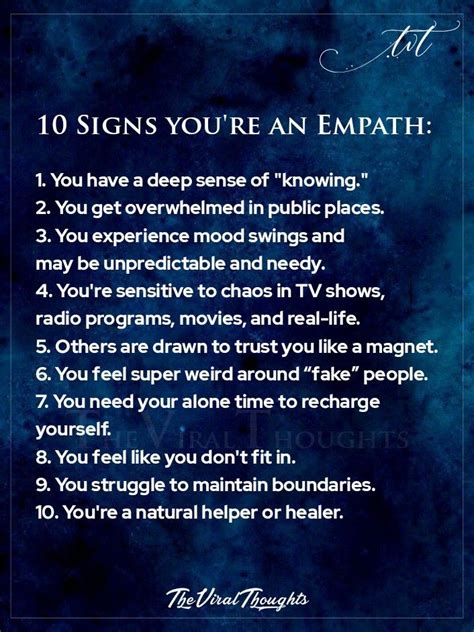 10 Signs Youre An Empath Empath Psychic Empath Empathetic People
