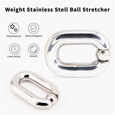 Stainless Steel Ball Stretcher Chastitybelt