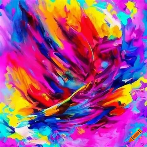 Abstract Artwork On Craiyon