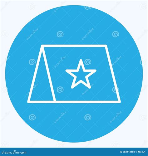 Icon Visual Brand Suitable For Branding Symbol Blue Eyes Style Simple Design Editable Design