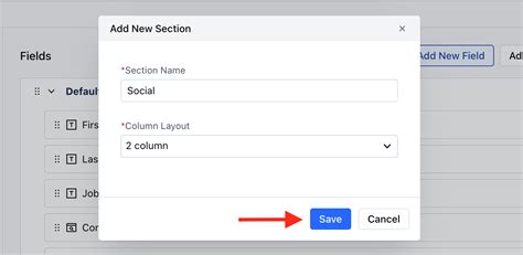 How To Create New Section For Module Create Forms Salesmate