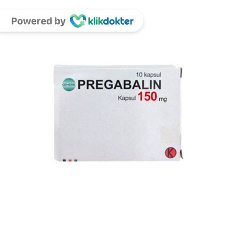 Jual Pregabalin 150mg 10 Kapsul Generik Shopee Indonesia