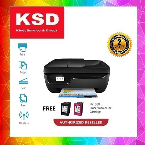 Hp Deskjet 3835 Ink Advantage All In One Printer Include Ink Shopee Malaysia