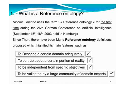 Reference Ontology Presentation Pptx Databases Computer Software And Applications