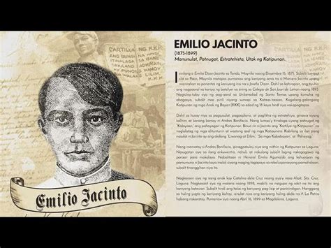 Talambuhay Ni Emilio Jacinto Talambuhay Ni Emilio Talambuhay Ni Emilio