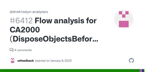 Flow Analysis For Ca2000 Disposeobjectsbeforelosingscope Consumes