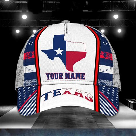 Personalized 3d All Over Print Texas Cap Baseball Cap God Bless Texa