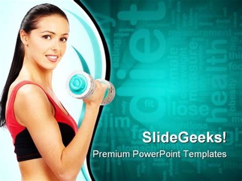 Woman Fitness Health Powerpoint Themes And Powerpoint Slides 0911