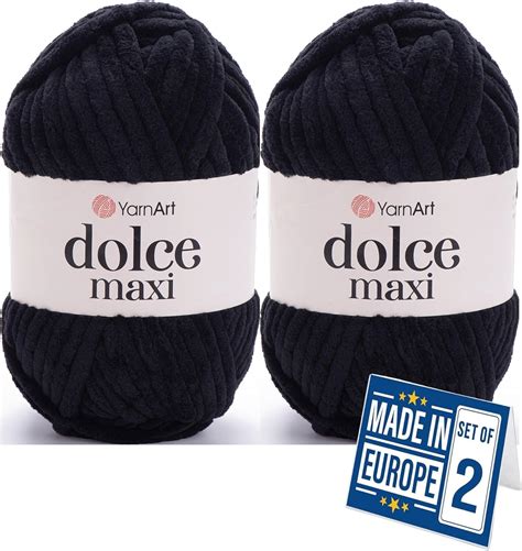 2 Skein Yarn Art Dolce Maxi Premium Velvet Yarn Super Soft Bulky 6