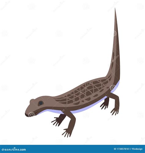 Tree Reptile Icon Isometric Style Stock Vector Illustration Of Serpent Funny 173857818