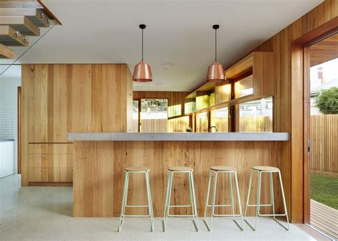 Triangular Void Joins A Timber Extension To A Melbourne Home