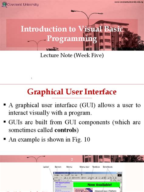 Week 5 Lecture Note Pdf Variable Computer Science Control Flow
