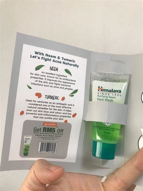 Bnib Himalaya Acne Purifying Face Wash 15ml Beauty And Personal Care