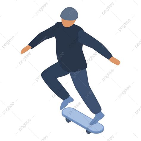 Man Skateboard Trick Icon House Boarding Web Png And Vector With