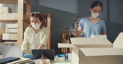 Lady Check Stock Inventory System Prepar Stock Video Pond5