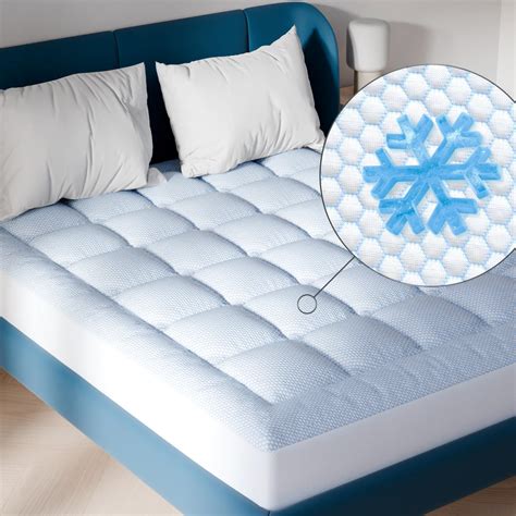 Niagara Cooling Queen Mattress Topper Pillow Top Mattress Cover