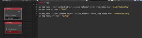 Scripting Adding Specific Uv Map To Uvmap Node In Python Script