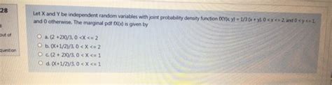 solved 29 an ergodic random process x t is stationary has