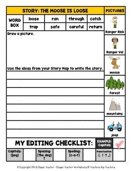 Story Writing Fall Grade Nd Grade Story Maps And Story Writing Templates