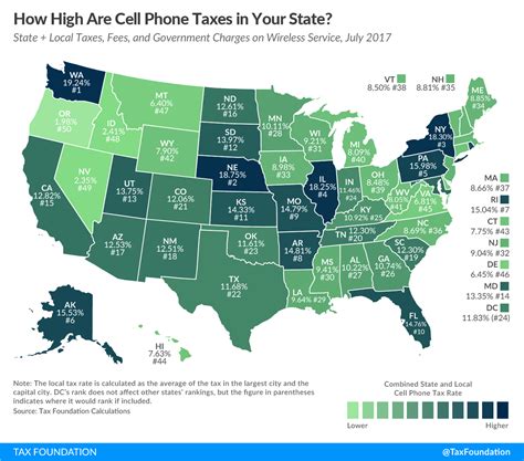 Cell Phone Taxes And Fees In 2017 Tax Foundation