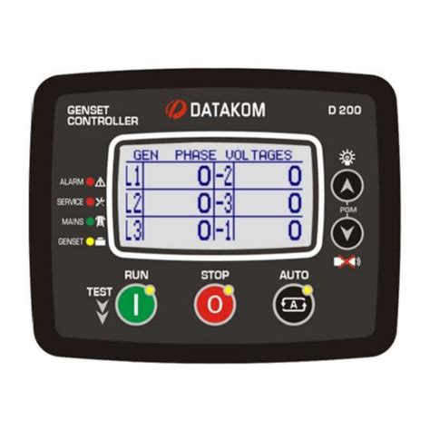 Datakom D 200 Mk2 User Manual Pdf Download Manualslib