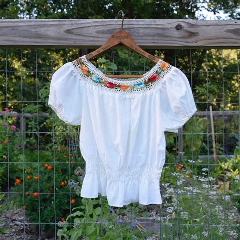 Peasant Blouse Etsy