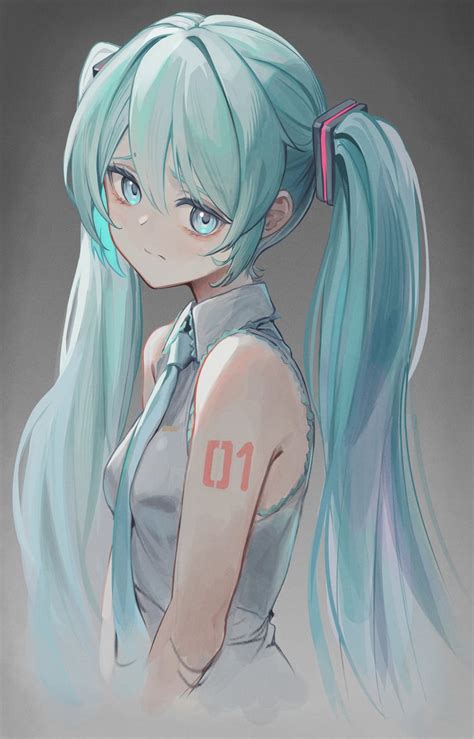 Hatsune Miku Vocaloid Drawn By Bib Bibboss Danbooru
