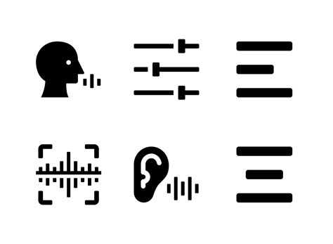 simple set of user interface related vector solid icons contains icons