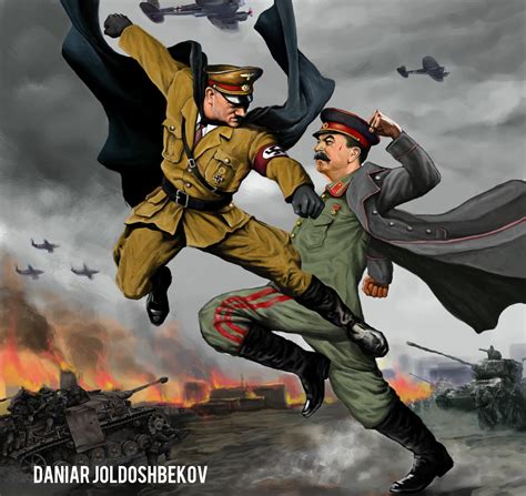 Artstation Hitler Vs Stalin