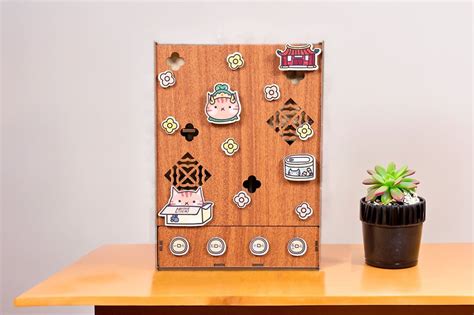 Diy 手作】喵好神分類存錢筒 自動零錢分類 聖誕禮物 手半屋｜存錢筒人氣榜 Pinkoi