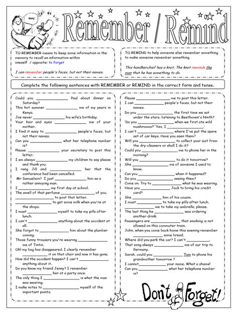 Remember Remind Pdf