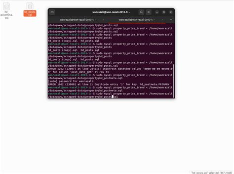 Mysql Upload Import Database Via Command Line Using Ubuntu 22 My Awesome Moments