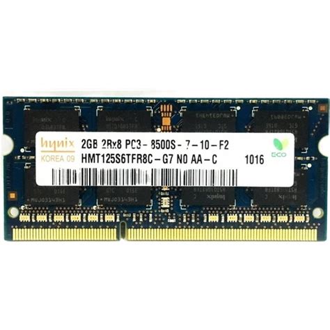 خرید و قیمت رم لپ تاپ Ddr3 تک کاناله 1066 مگاهرتز هاینیکس مدل Pc3 8500s ظرفیت 1 گیگابایت ترب