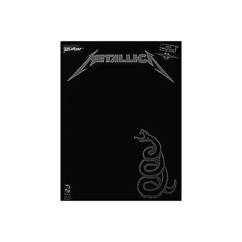 Hal Leonard Metallica The Black Album Guitar Tab Songbook Woodwind