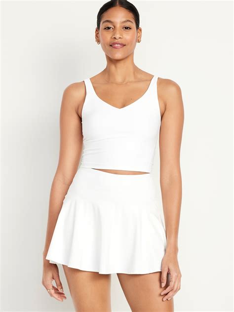 Light Support Powersoft Longline Sports Bra Old Navy