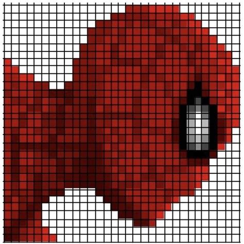 Pin By Ghzeil Sq On بكسل Spiderman Pixel Art Easy Pixel Art