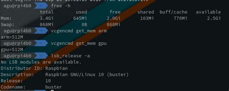 Vcgencmd Getmem Arm Result Less On Raspberry Pi 4 With 4gb Ram · Issue