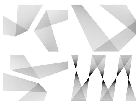 Premium Vector Design Element Curved Sharp Corners Wave Many Lines