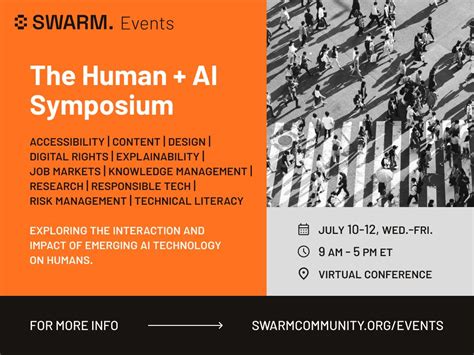 Swarm Community Launches The Human Ai Symposium Swarm Community