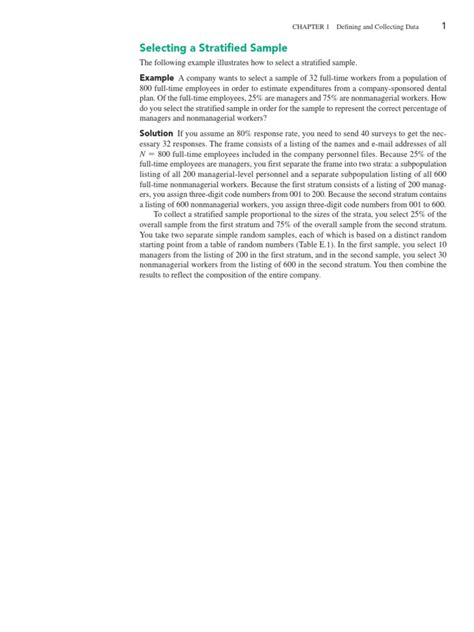 stratified sample pdf stratified sampling sampling statistics